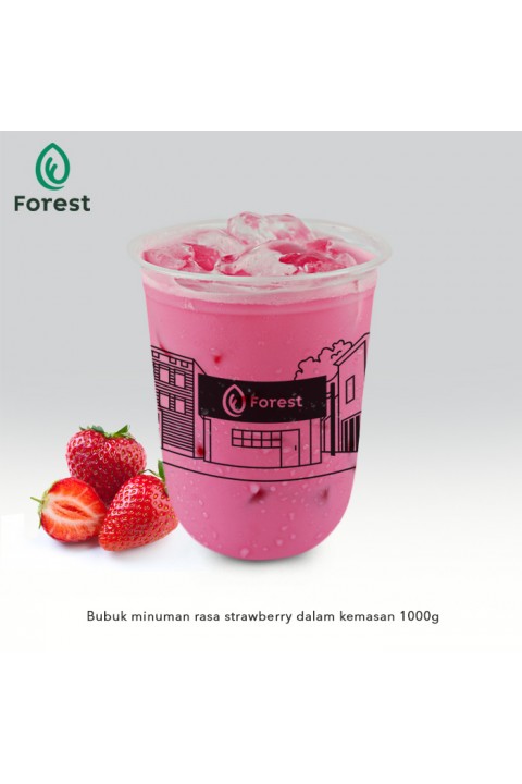 Jual Bubuk Minuman Bubuk Minuman STRAWBERRY Powder - FOREST Bubble ...